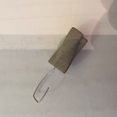 Concrete Pyramid, Concrete Earring, Cement Jewerly, Modern Dangle ...