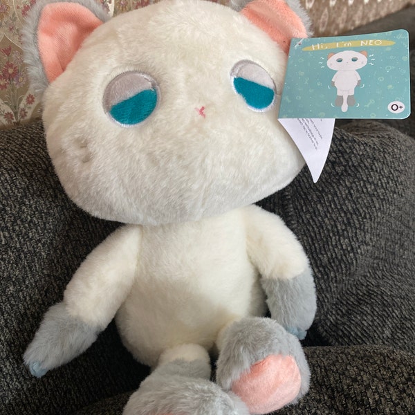 Neo the Cat Plushie: Doozie Drowsy Stuffed Animal Sleeping Buddy - Etsy