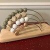 4 Ring-personalized Rainbow Abacus, Nursery Decor Bohemian, Abacus ...