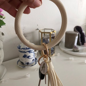 Wristlet Keychain / Personalized Key Ring Bangle / Bracelet - Etsy