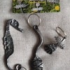 Hand Made Ammonite Style Keyring - Etsy UK
