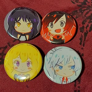 RWBY 1.5 Inch Buttons Pins | Etsy