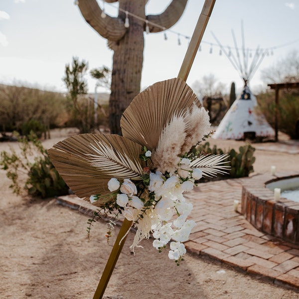 Boho Flower Arch, Boho Flower Swag, Floral Arch, Wedding Arch Flowers ...
