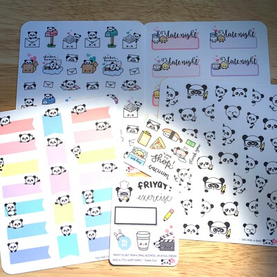 All the Hand-lettering Stickering Refill Pack 8 Mini Sheets - Etsy