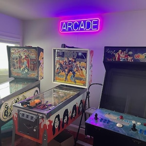 Retro Arcade Neon Sign Custom for Your Home Arcade / Mancave - Etsy