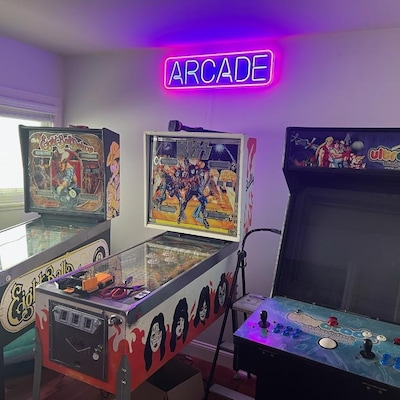 Retro Arcade Neon Sign Customize Your Arcade / Mancave LED Sign - Etsy