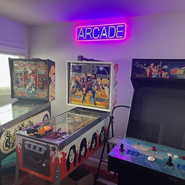 Retro Arcade Neon Sign - Customize Your Arcade / Mancave LED Sign - Etsy