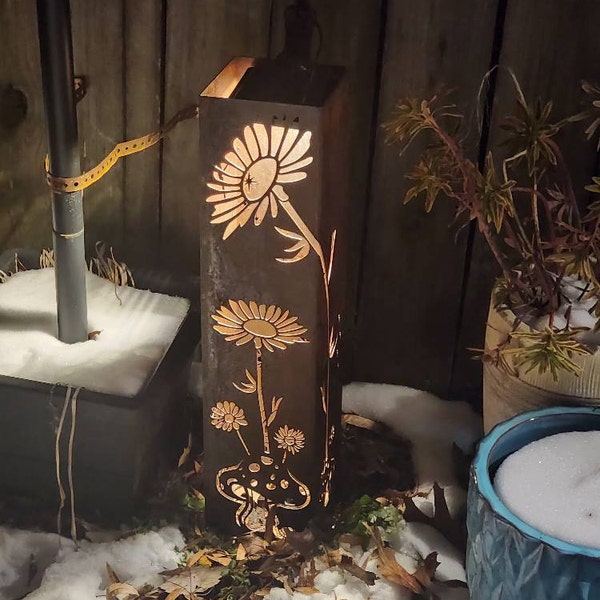 Fairy and Mushroom Garden Column - Outdoor Decor Sculpture - Etsy