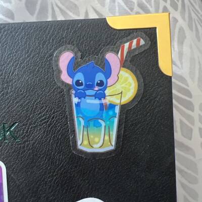 Stitch Lemonade Transparent Disney Laptop Stickers/ Tropical Lilo Ohana ...