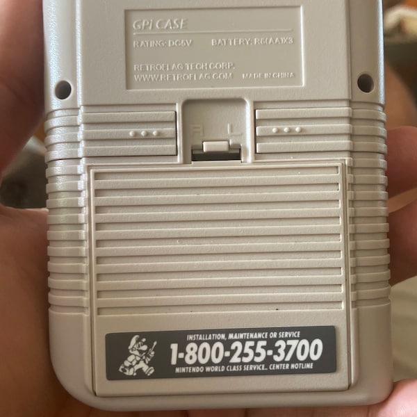 Gpi Case Nintendo Gameboy Maintenance Sticker - Etsy