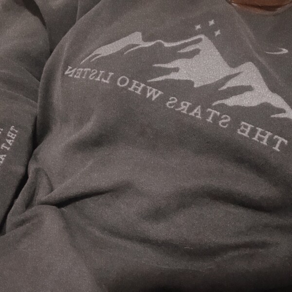 OFFICIALLY LICENSED ACOTAR Embroidered Sweatshirt Stars Acotar Merch ...