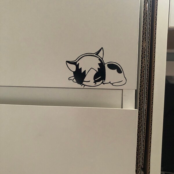 Kenma Cat Sticker - Etsy