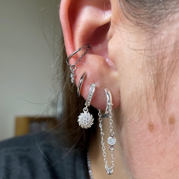 Hidden Helix Piercing 16g F136 Implant Grade Titanium Hammered Bar ...