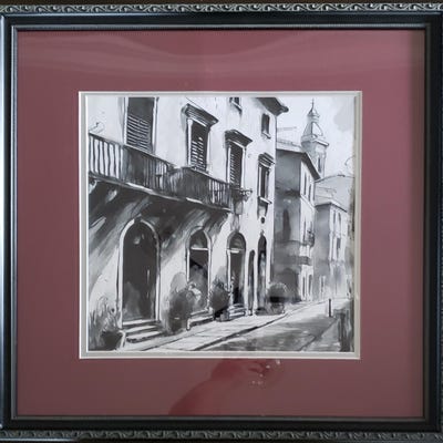 Off Center Custom Matboard Where You Specify Both the Exterior and ...