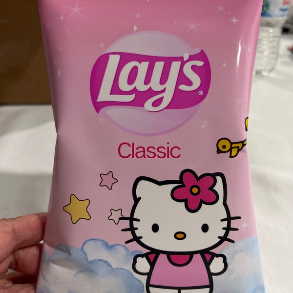 Hello Chips Kitty Party Chip Bags Sanrio Kitty Birthday Party Treats ...