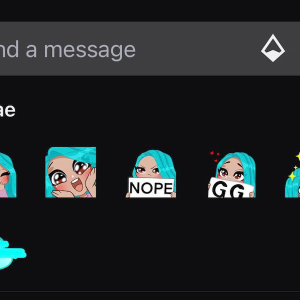 70 CUSTOM Twitch Chibi Emotes - NEW CUSTOM Colors and Glasses | Emot ...