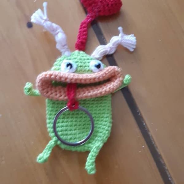 PATTERN: Crochet Key Case,knitted Key Holder PATTEN ,handmadet Key Ring ...