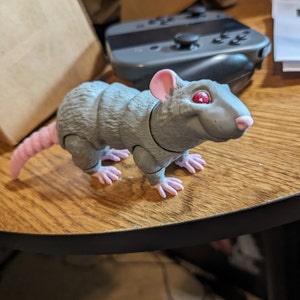 Lifesize Cute Ferret Fidget Toy, Posable 3D Printed Pet Ferret ...