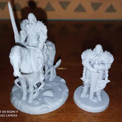 Spectral Knight Mounted Nightmare Dungeons and Dragons Miniature Paint ...