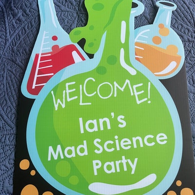 Scientist Lab Party Decorations Mad Science Baby Shower or Birthday ...