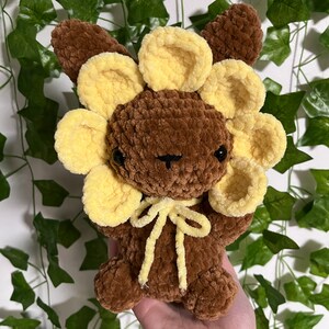 Crochet Flower Bunny Plushie PATTERN PDF - Etsy