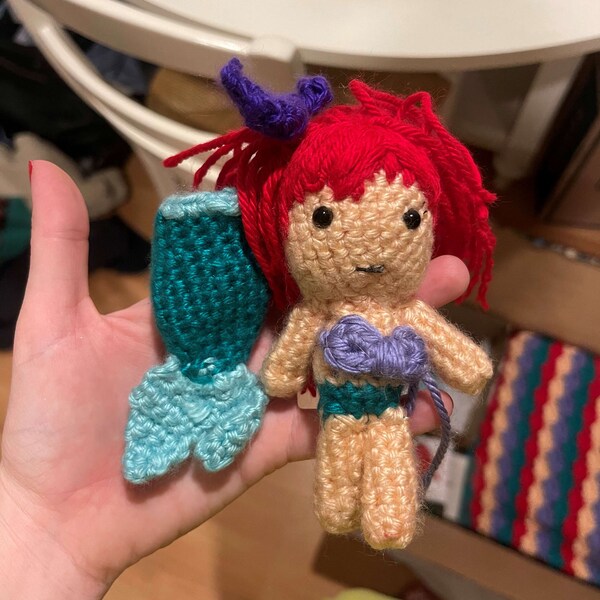 Ariel Crochet Pattern - Instant Download - Ariel Little Mermaid ...