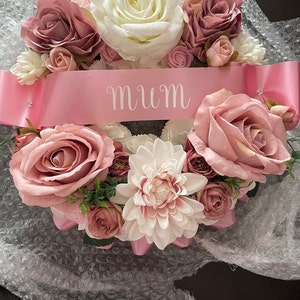 Funeral Flowers Round Ring Wreath With Personalised Ribbon 10 12 14 or ...