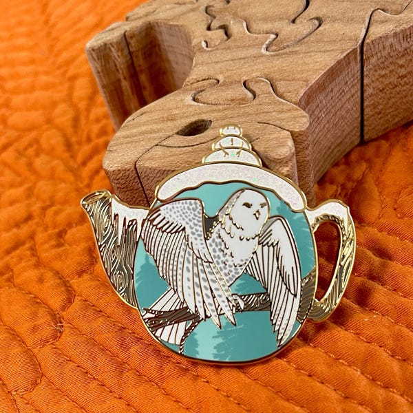 Celestial Teapot and Teacup Enamel Pins - Etsy