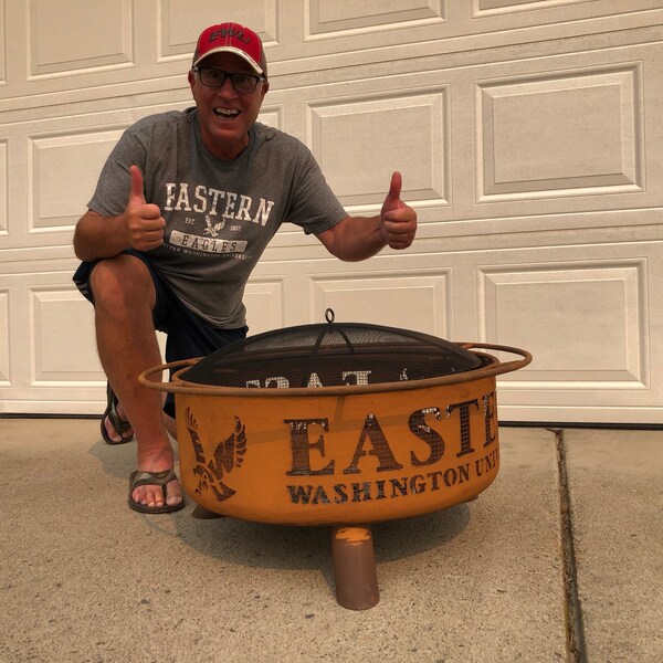 Custom Logo Fire Pit - Etsy