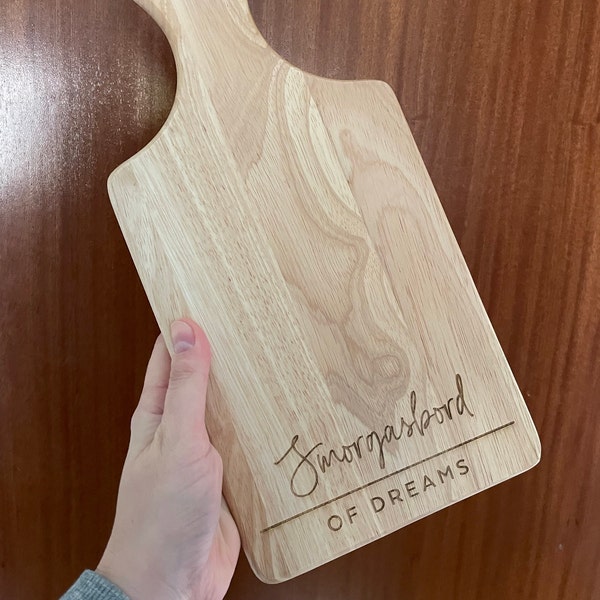 Personalised Custom Engraved Wooden Serving Board Cheese Board Serving ...