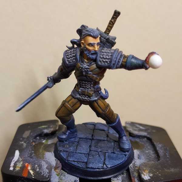 Male Human Monster Hunter Dnd Miniature | Tabletop RPG Dnd Mini | D&D ...
