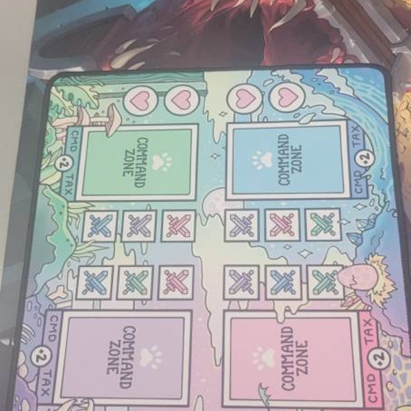 Command Zone Playmat/deskmat - Etsy