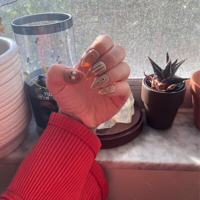 Gingy Press on Nails - Etsy
