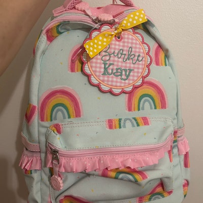 Backpack Name Tag Bag Tags Luggage Tag Fabric Name Tag Fabric ...