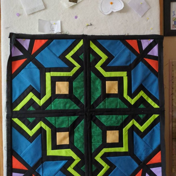 FPP Crows and Moon Phases Quilt Block Foundation Paper Piece - Etsy