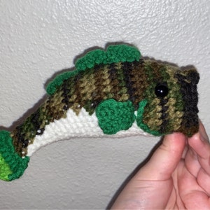 PDF Mini Largemouth Bass No-sew Amigurumi Crochet Pattern - Etsy