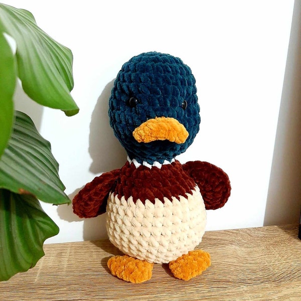 Margo Mallard Duck CROCHET PATTERN, Amigurumi Crochet Pattern, PDF ...