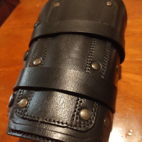 Customized Hidden Blade Wrist Cuff Sheath With Knife, Handmade Brown ...