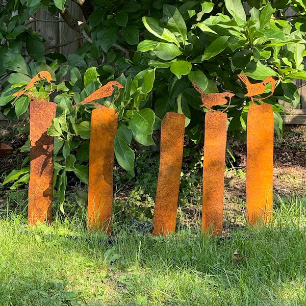 Corten Steel House Sign, Rusted Metal Sign, House Number Metal Sign ...