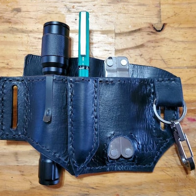 Leather EDC Tool Holster Leather Tool Leatherman Multitool Sheath Bag Purse Digital Download ...