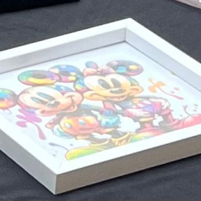 Mickey & Minnie Splash of Color, Cartoon Characters, PNG. Waterslide ...