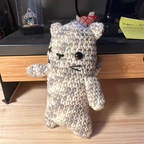 Small Long Cat Crochet Pattern. Make Your Own Cute Amigurumi Long Cat ...