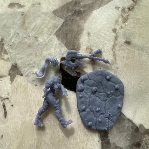 Quart, Goblin Wizard 32 Mm Resin Miniature Twin Goddess Miniatures - Etsy