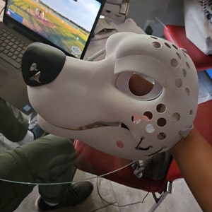 Canine Skull Dog 3D Printed Fursuit Head Base Kit - Etsy