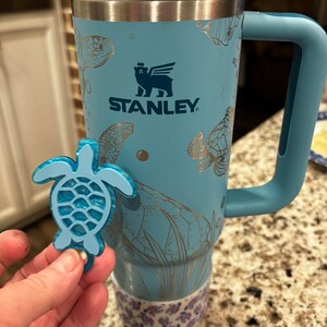 Sea Turtle Stanley, Stanley Cup Accessories, Turtle Stanley Tag, Turtle ...