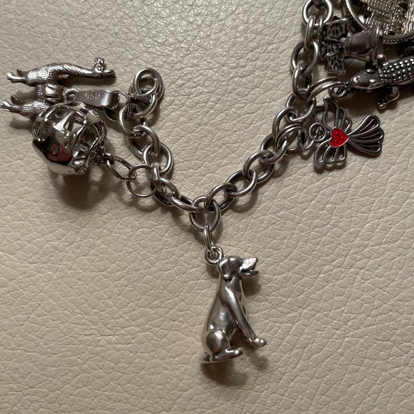 Silver Labrador Necklace - Sterling Silver Labrador Charm on a Delicate ...