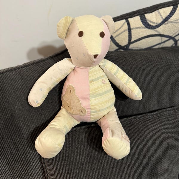 Memory Bear Patterns Video Tutorial Easy Pattern PDF Pattern Sewing Bear Pattern Simple Bear ...