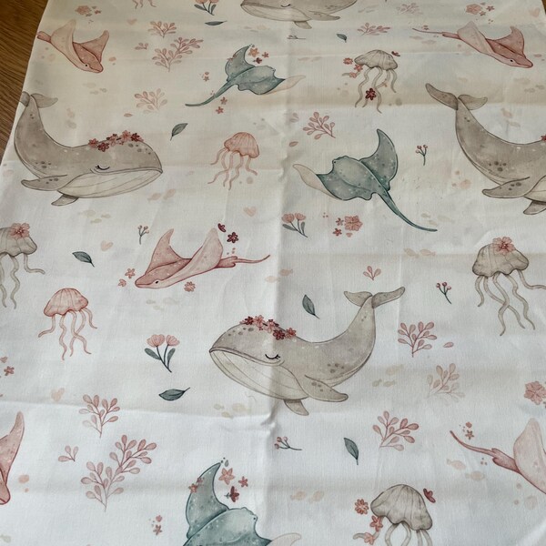 Goose Cotton Fabric by the Yard, Premium Cotton Fabric, Digital Print ...