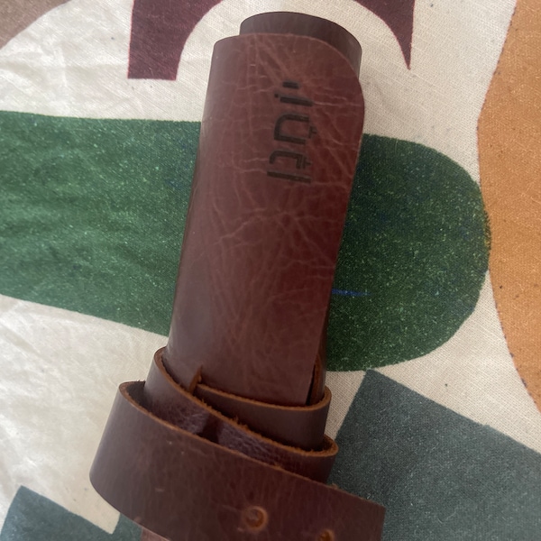 Personalized Fountain Pen Case Hand Crafted, Top Grain Leather Roll ...