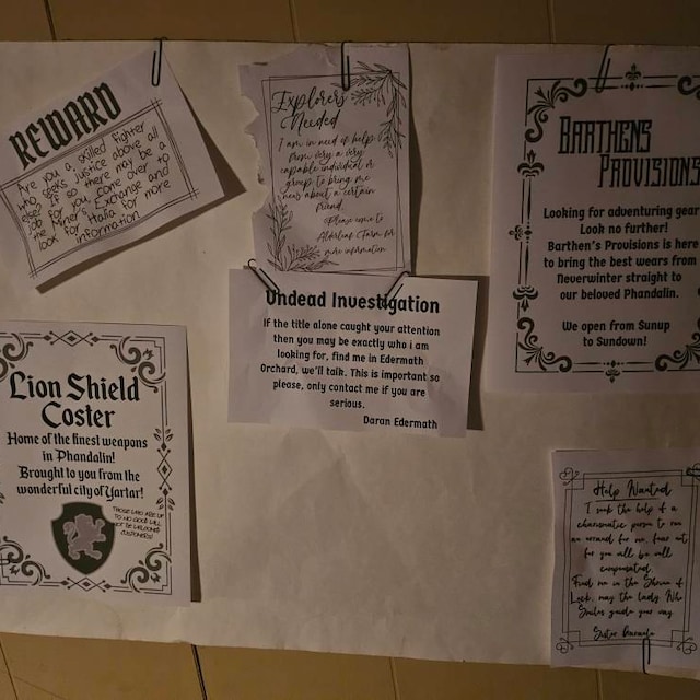 Free DnD Handouts – RPG Printables